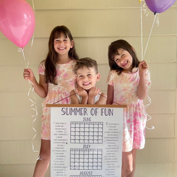 PRINTABLE Summer Countdown Poster, 2025, Summer Countdown, Summer ...