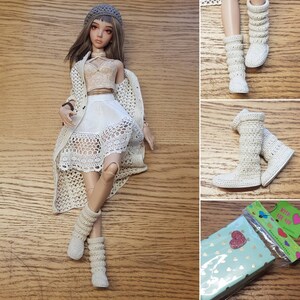 Knitted Cardigan With Hood for Minifee Slim Msd BJD 1/4 | Etsy