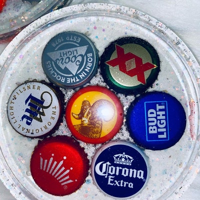 Turtle Beer Cap Art, Colorful Unique Wall Art. Gorgeous Wall Beer ...
