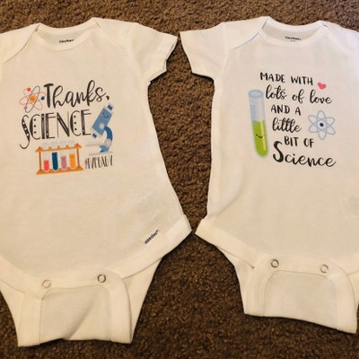 IVF Onesie® Made With Love and Science Onesie® Cute in Vitro ...