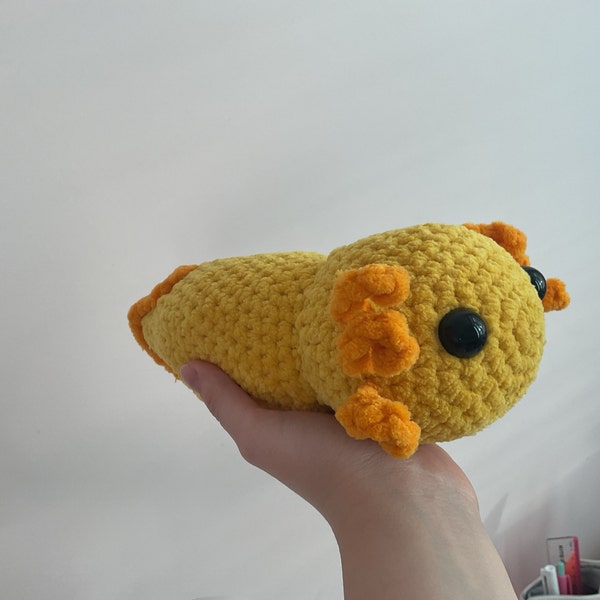 Crochet Axolotl Pattern NO SEW Large Axolotl PDF Download Amigurumi ...
