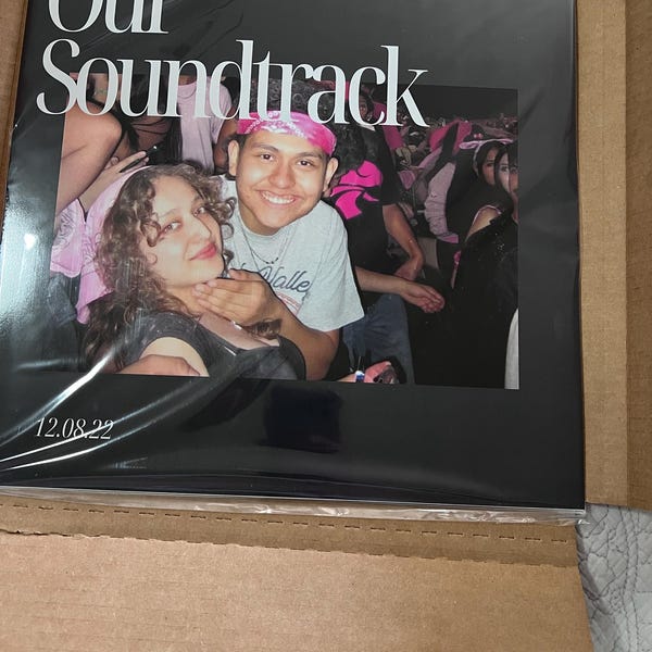 12 Vinyl Record Mixtape Two Sided, Black, Fully Custom Songs Your ...