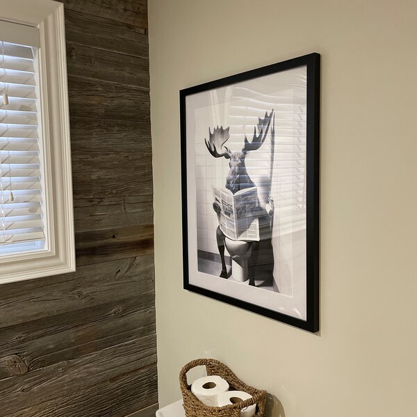 Racoon Wall Art Funny Bathroom Cute Animal Art Racoon Poster Racoon Art ...