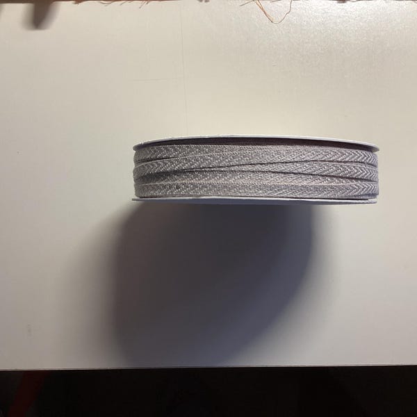 1 Roll Linen Herringbone Tape, Linen Twill Tape, Unbleached Linen Trim ...
