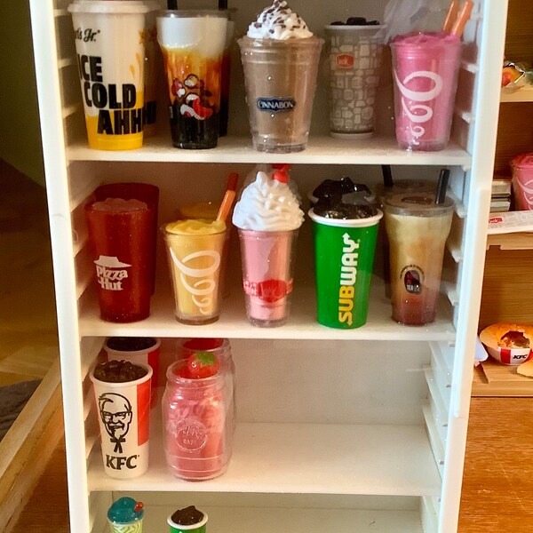 Mini Brands Toy Food Court Fast Food Restaurant Store Checkout Lane for ...