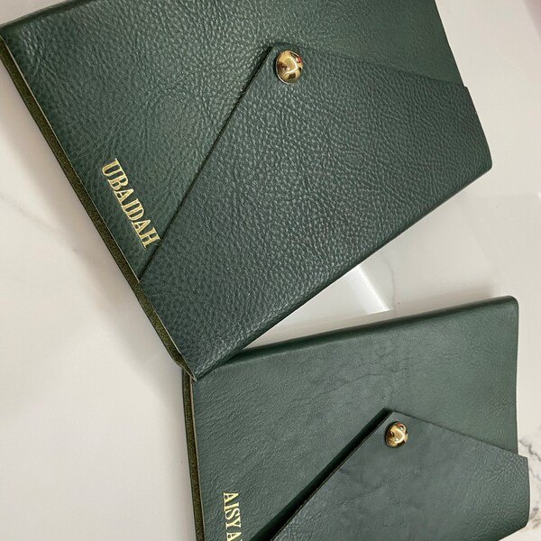 2025 Leather Weekly Planner Personalized With Your Initials in Gold ...