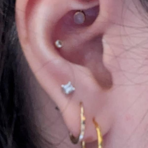 NEW ‣14g Bar 6mm ‣ Implant Grade Titanium - Internally Threaded ...