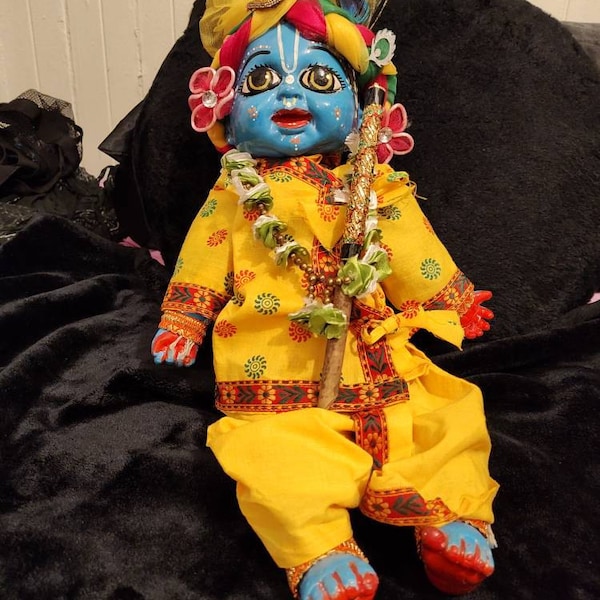 Radha Rani Bal Radha Statue Murti for Pooja Gift Size 4 No,goddess ...