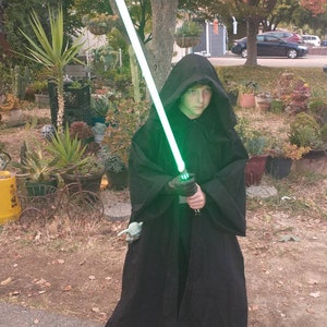 Jedi Style Robe With Oversized Hood & Pockets Star Wars - Etsy