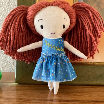Doll Pattern and Detailed Instructions in English 8/20 Cm Tall - Etsy