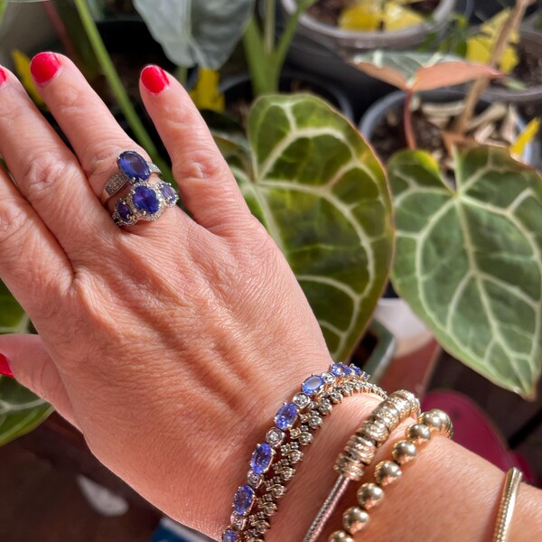 Cynthia Chuang Cricket Zebra Whimsical Blue Gold Enamel Fish Artisan ...