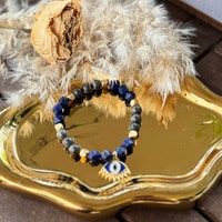 Gold Pinched Drop Paddle Beads, Mykonos Greek Beads, Organic Metal ...