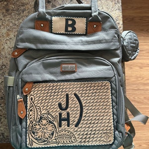 Custom Tooled Leather Rope Can - Etsy