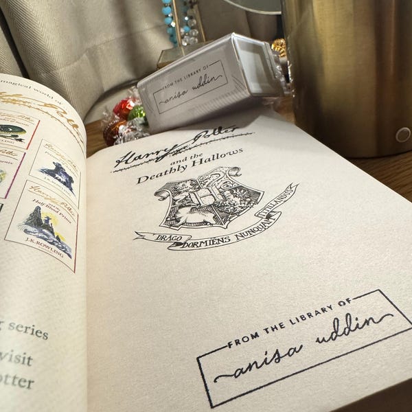 Personalized Book Stamp | Book Embosser Stamp | Custom Book Stamp ...