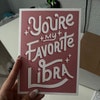 Libra Zodiac Card | Greeting Card | You're My Favorite Libra | Zodiac ...