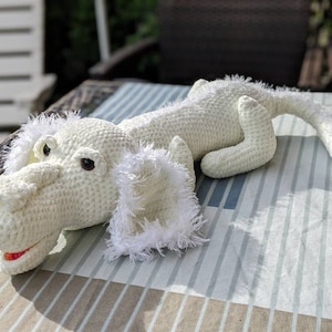 Amigurumi Crochet Pattern for Falkor Inspired Luck Dragon. Instruction ...