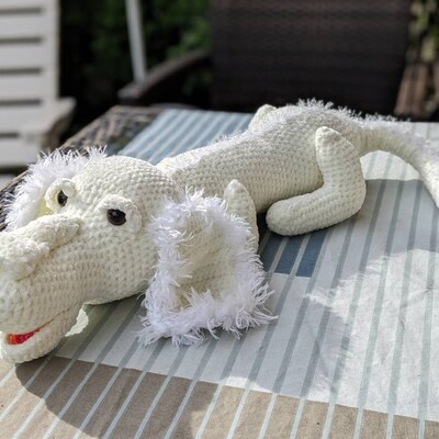 Amigurumi Crochet Pattern for Falkor Inspired Luck Dragon. Instruction ...