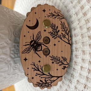 Plumeria Tropical Lei Flower Embroidery Floss Thread Storage Holder ...