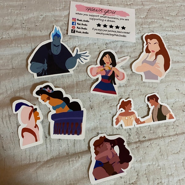 Anastasia & Dimitri Vinyl Sticker - Version 1 - Etsy