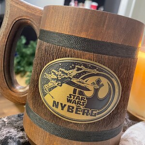 Jedi Handmade Mug, Star Wars Personalized Gift, Star Wars Beer Stein ...