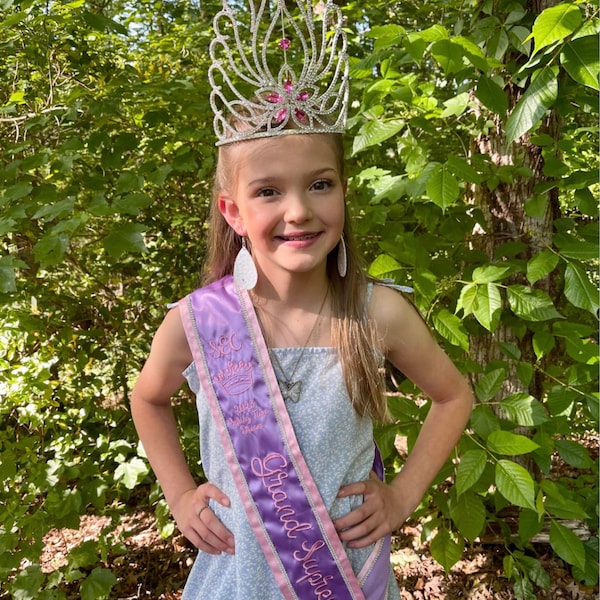 Custom Lace Sash Personalized Sash Customize Sash Embroidery Border ...