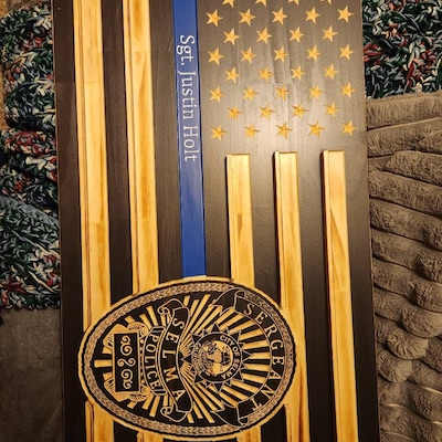 Custom Flag Unions. Laser Engraved Wood American Flag Union - Etsy