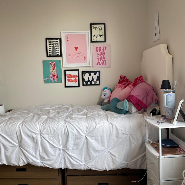 Music Wall Art Gift Record Player Poster Retro Groovy Print Trendy Wall ...