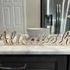 Custom Laser Cut Stand up or Hanging Sign Classic Script Unfinished - Etsy