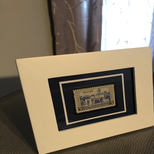 US Military Academy - Framed West Point United States Postage Stamp ...