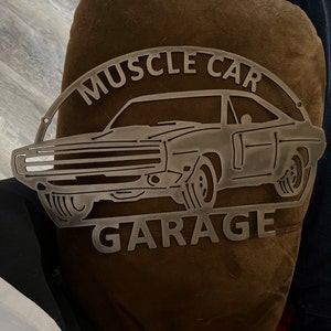 1969 Muscle Car Garage Art Man Cave Sign - Etsy