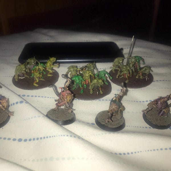 Hand Painted Half Orc Paladin, Fighter, Warrior Miniature for Dungeons ...