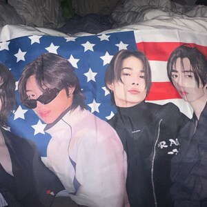 Loona Chuu Salute Flag Banner, Chuu American Flag Tapestry, Chuu Merch ...