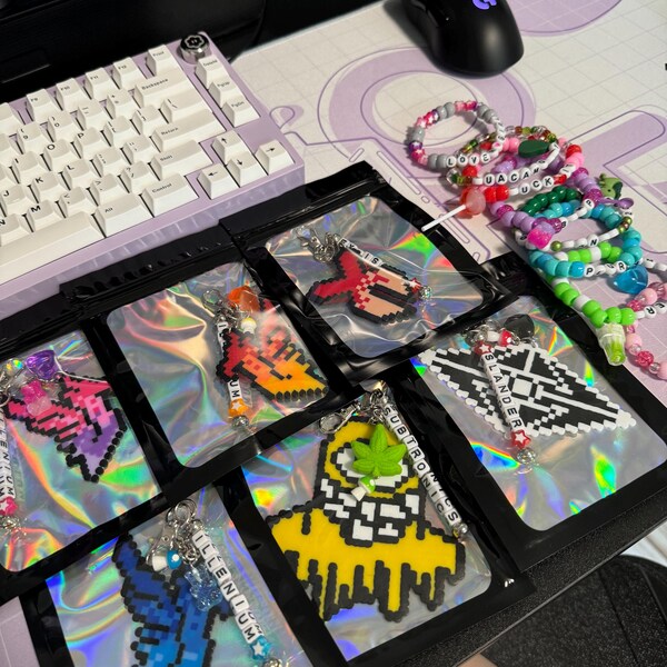 Sullivan King Inspired Perler Keychain - Etsy