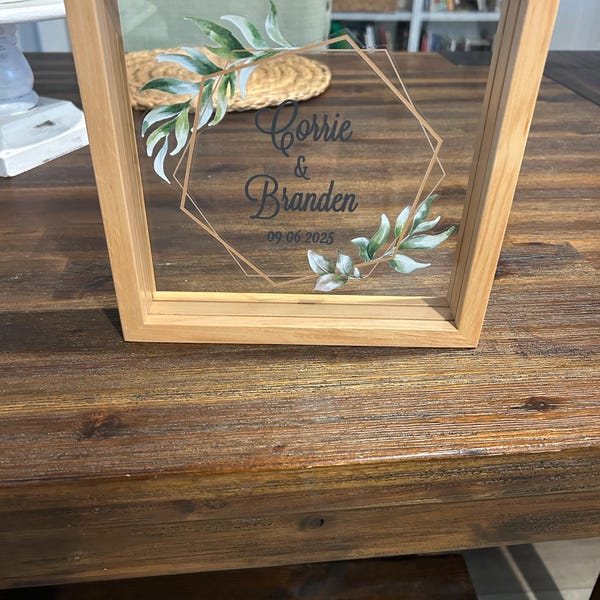 Wedding Sand Ceremony Photo Frame - Unity Sand Ceremony - Photo Frame ...