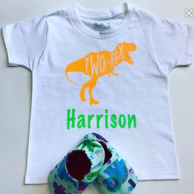 Two-rex, Second Birthday, Two, Dinosaur, T-rex SVG, PNG, Studio3 Files ...