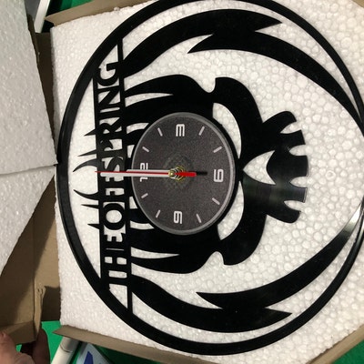 Police Car Vinyl Record Large Wall Clock Gift for Police Officer ...