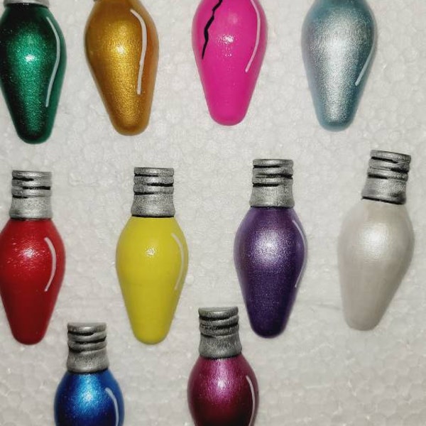 Split Wooden Light Bulb Choose 2" or 1 3/4" Set of 5 - Etsy