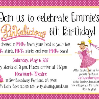 Girls Day Out Birthday Invitation - Etsy