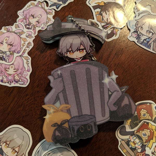 ZZZ Slidin Layer Keychain Zenless Zone Zero Keychain Zzz Ellen Keychain ...