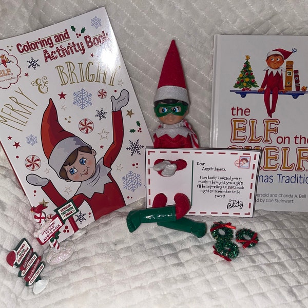 Elf Arrival Post Card- Instant Download-editable - Etsy