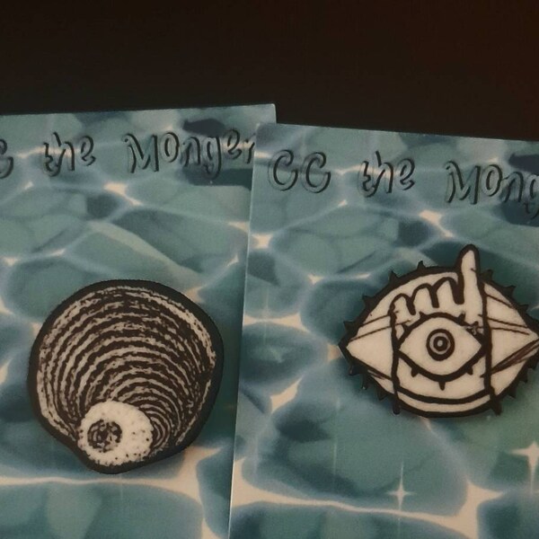 Triple Goddess Lunar Phase Moon Eclipse Pin Lapel Pin Pinback Button ...