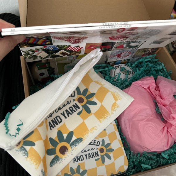 Knitting Gift for Crochet Gift Box for Mom Thinking of You Gift for ...