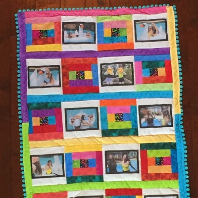 Set of 9 Kaffe Fassett Collective Large Cat Quilt Blocks 8 1/4 X 12 3/4 ...