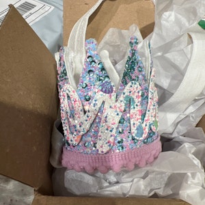 Ice Cream Crown. Birthday Crown. Princess Crown, First Birthday, One ...