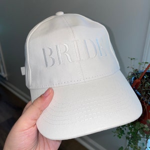 Bride Hat Bride Cap Bride Baseball Cap Bride Summer Hat - Etsy