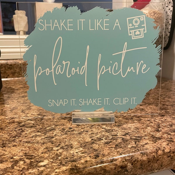 Shake It Like a Polaroid Picture Snap It, Shake It Clip It Photo ...