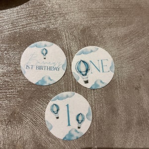 30 Personalised Edible Rice Paper Cupcake Fairy Cake Toppers / - Etsy