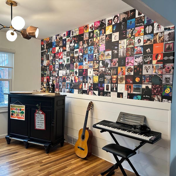 Country Music Album Covers Wallpaper, Country Music Lovers Modern Wall ...