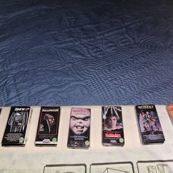 VHS Inspired Mini Magnets 1" X 2" Lots of Titles You Choose! Horror ...