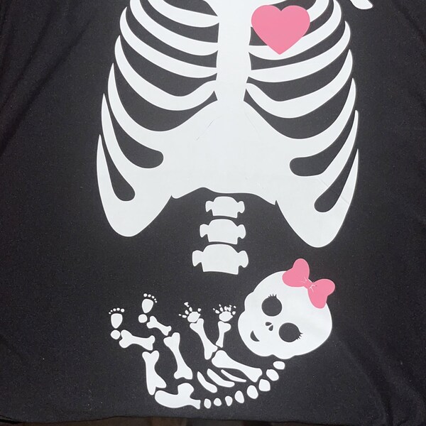 Baby Skeleton Svg, Pregnancy Skeleton Svg, Halloween Skeleton Svg, Mom ...